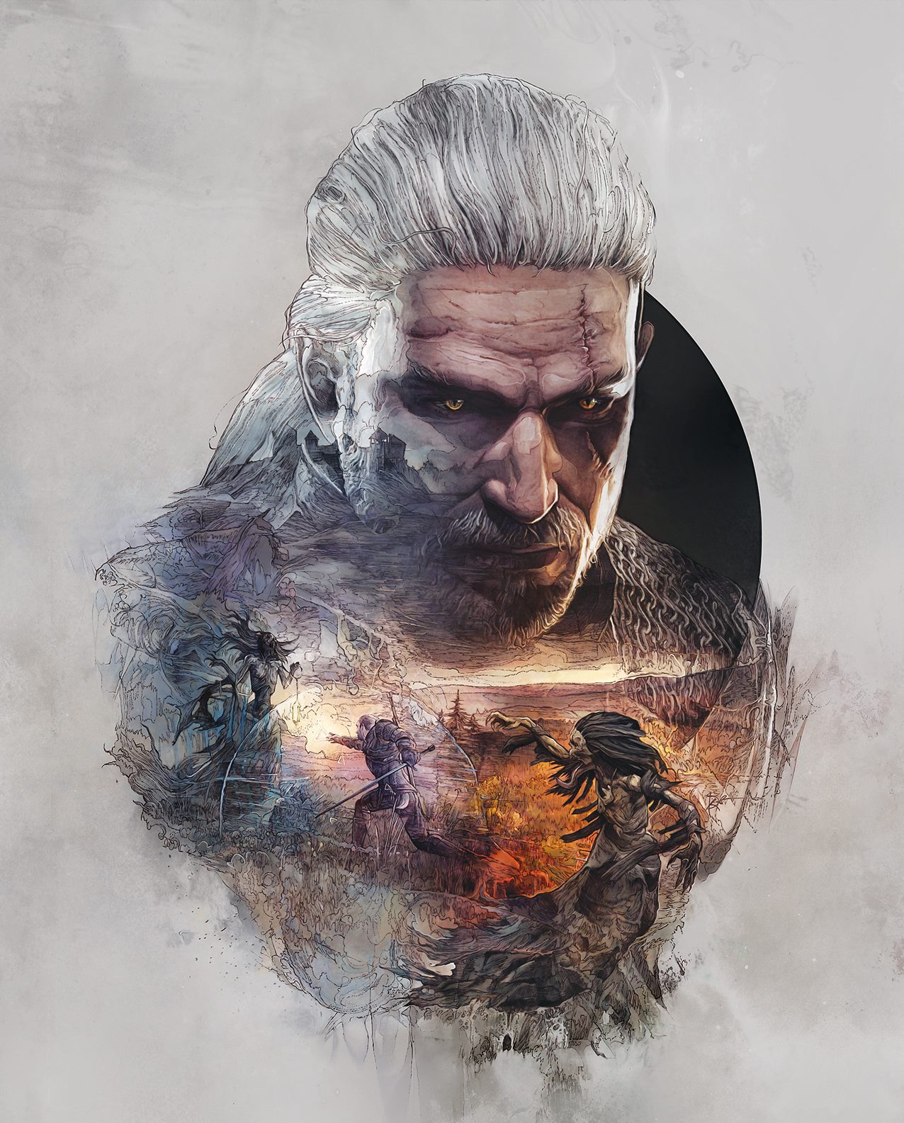 Poster : The Witcher 3: Wild Hunt (Geralt de Riv)