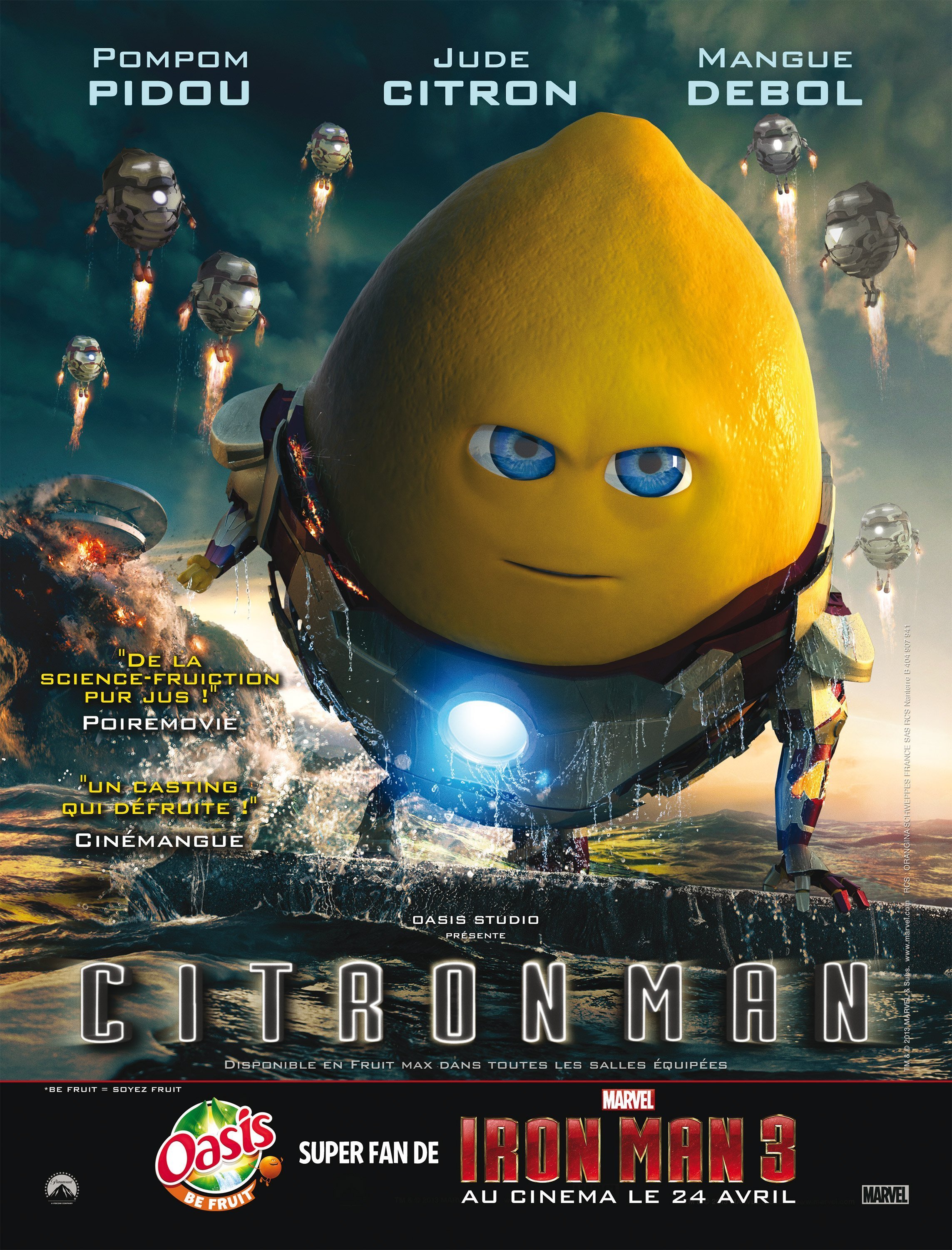 Oubliez Iron Man, le véritable héros est... Citron Man - Le blog de ...